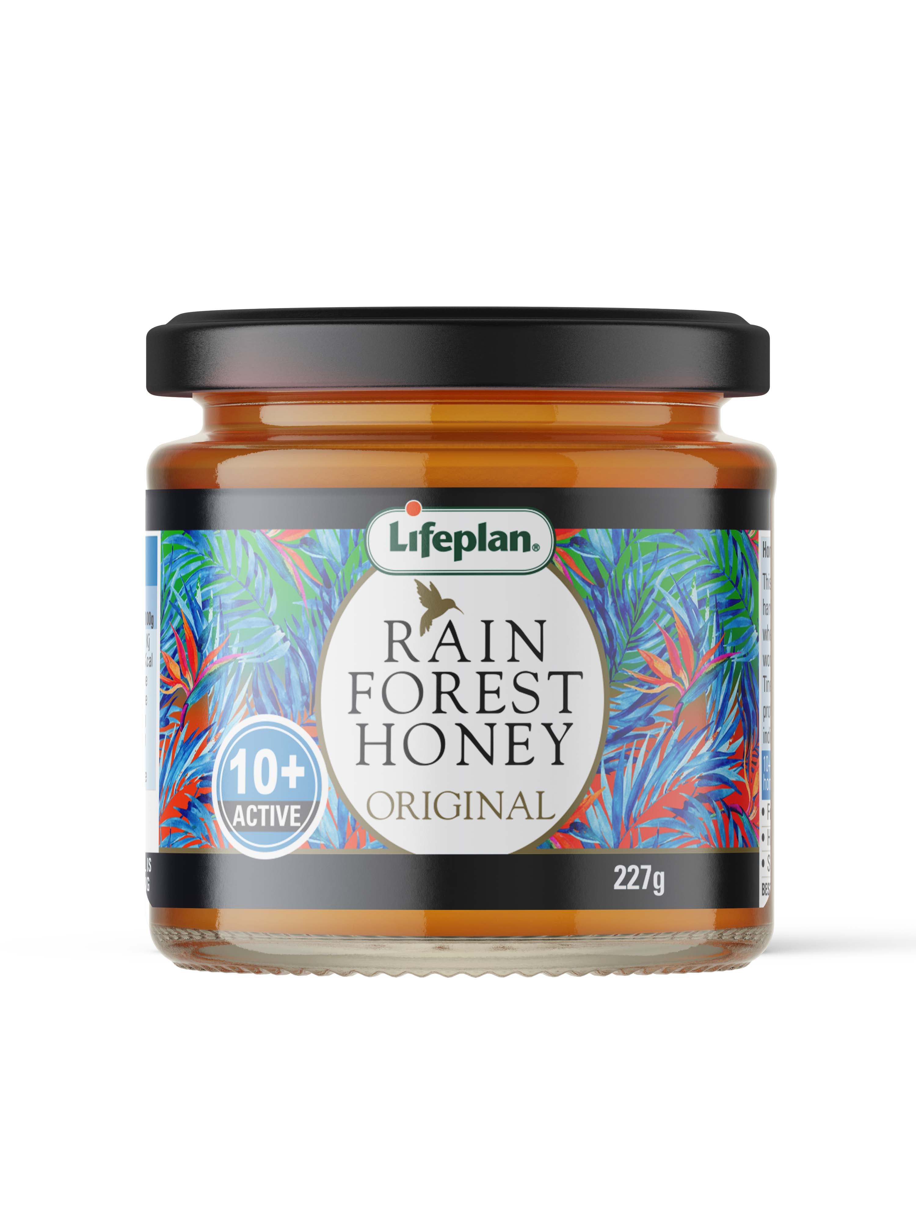 Rainforest Honey Active 10+ 227g – Lifeplan B2B